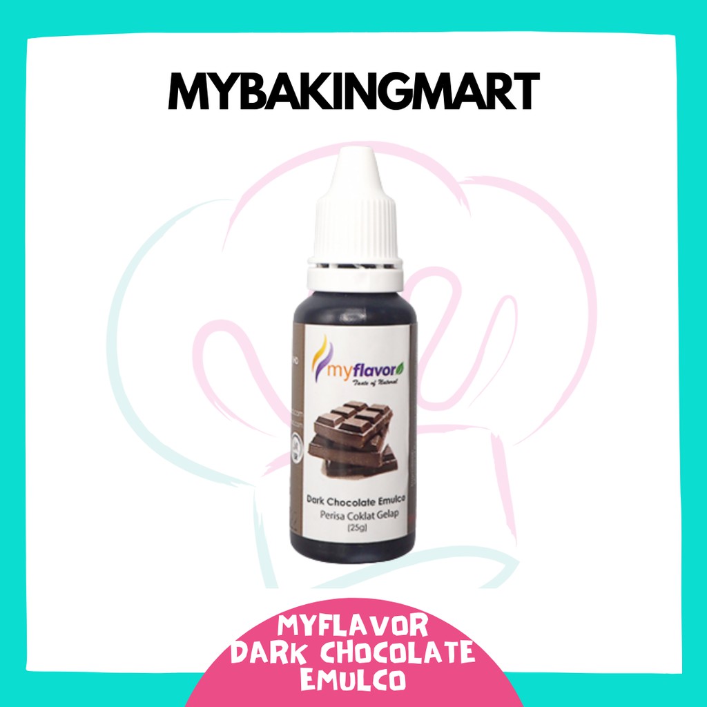 Mybakingmart | Myflavor Dark Chocolate Emulco Perasa Pewarna Makanan ...