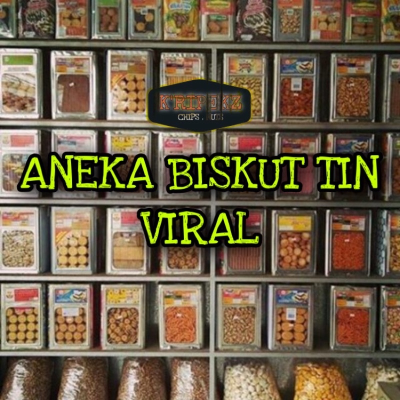 ANEKA Pilihan Biskut Tin +1kg / Biskut Timbang Keropok, kerepek, jeruk ...