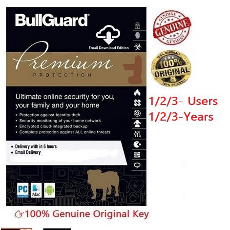 BullGuard Premium Protection (Windows / Mac / Android / iOS) - 1/2/3 ...