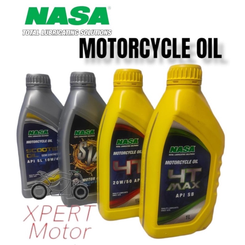 [NASA] MOTORCYCLE OIL SCOOTER OIL 4T Max 10/40 20/50 S14 1 Litres ...