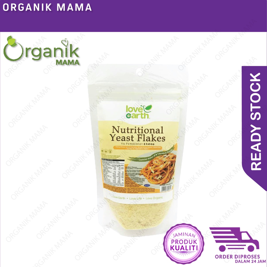 LOVE EARTH Nutritional Yeast Flakes 90g | Shopee Malaysia