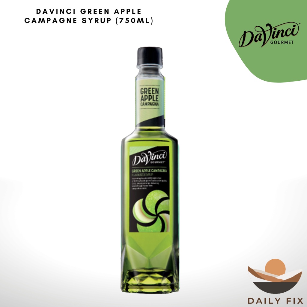 DAVINCI GREEN APPLE CAMPAGNE SYRUP (750ML) | Shopee Malaysia