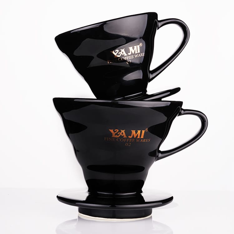Ceramic V60 Pour Over Coffee Dripper, by YAMI. Ready Stock! | Shopee ...