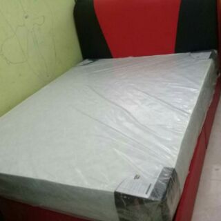 Katil Queen Dan Tilam 8inch/Set Katil Queen dan Tilam/Queen Bed/Set ...