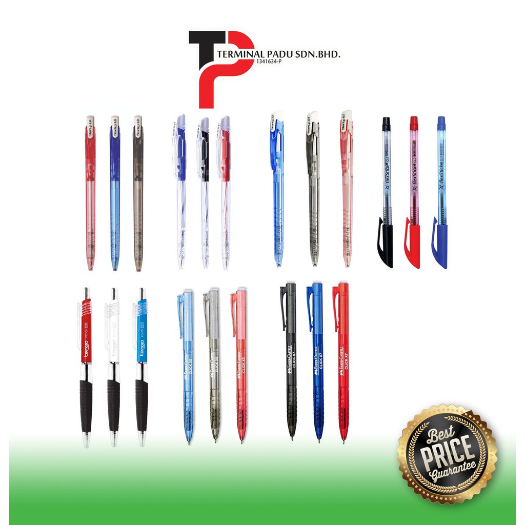 Faber Castell Click X5 / X7 Pen / Flexoffice Gel Pen Smooth Ink Pen ...