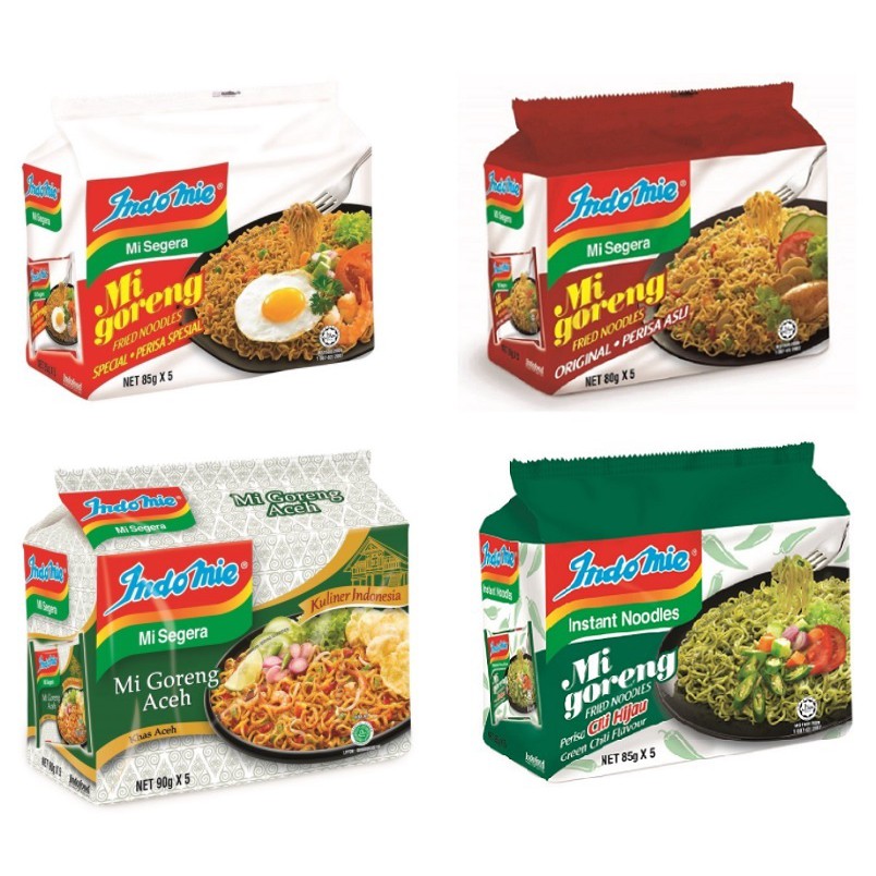 Indomie Mi Goreng Asli / Special / Aceh / Cili Hijau / Soto Instant ...