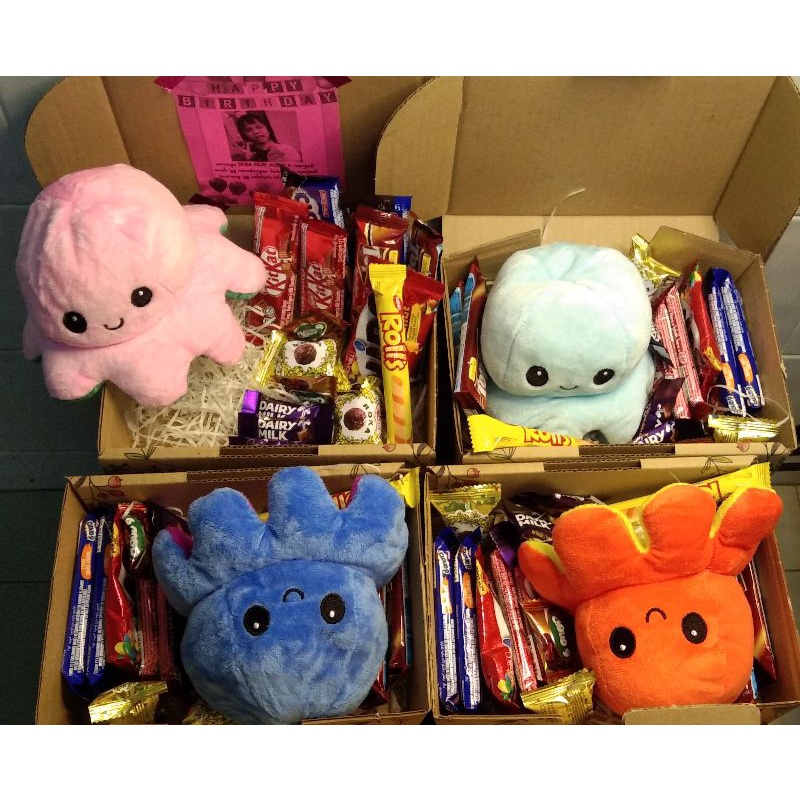 gift box / octopus gift box / hadiah hari jadi / suprise box / gift box ...