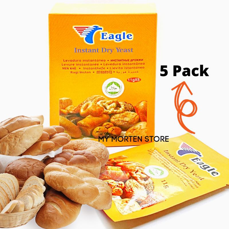 🔥Instant Dry Yeast / Ibu Roti (5 pack)🔥 | Shopee Malaysia
