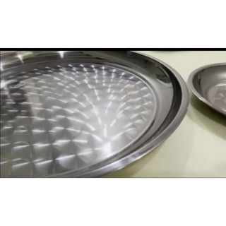Stainless Steel Talam/Dulang laksam/tray laksam/ Round Tray / Tray ...