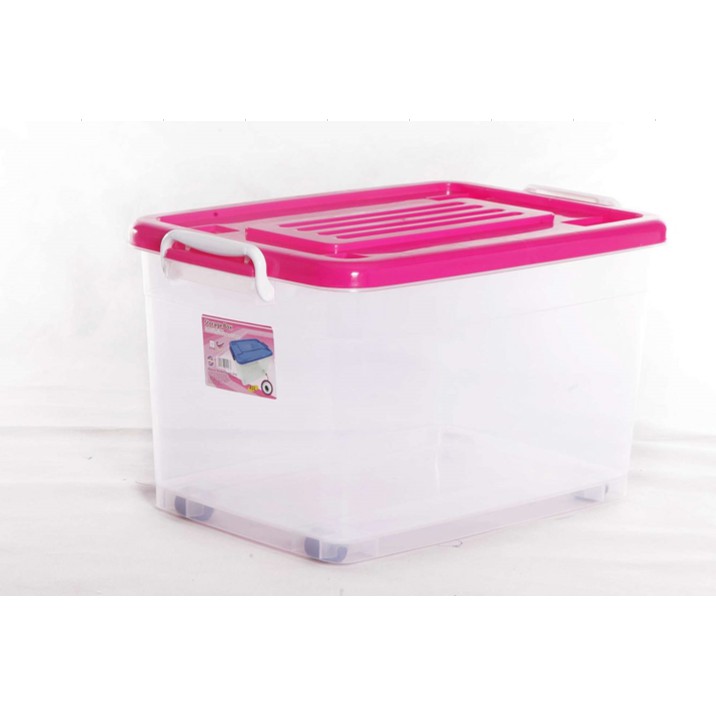 Maxonic 45 Litre Storage Box With Wheels / 45 Liter Kotak Beroda ...