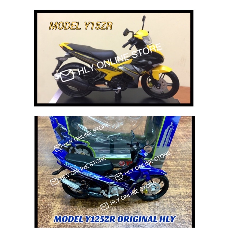 Model Motor Miniature Diecast Yamaha 125 125Z 125ZR Y125ZR Y15ZR YSUKU ...