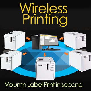 Brother P-Touch PT-P900W Industrial Label Sticker Printer Wi Fi ...