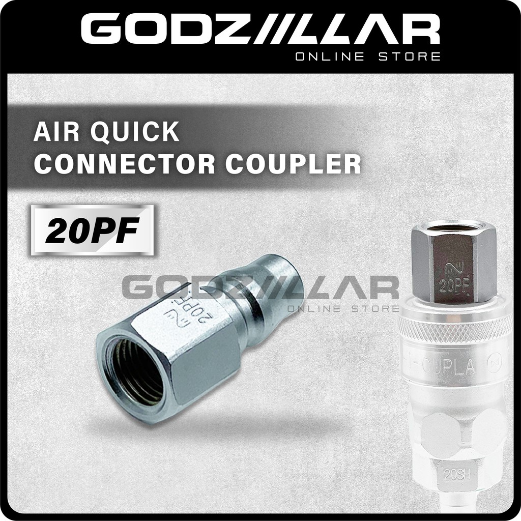 20PF 1/4" Air Quick Connect Coupler | Female Thread | HI-Cupla Fitting ...