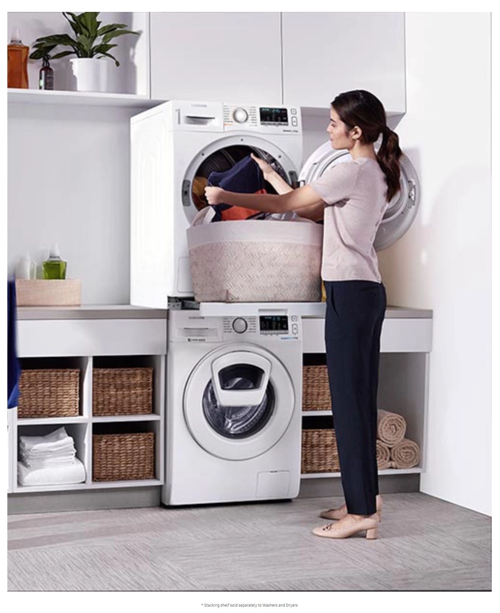 Samsung Laundry Stacking Kit Washing Machine SKK-DF / SKK-UR Dryer ...