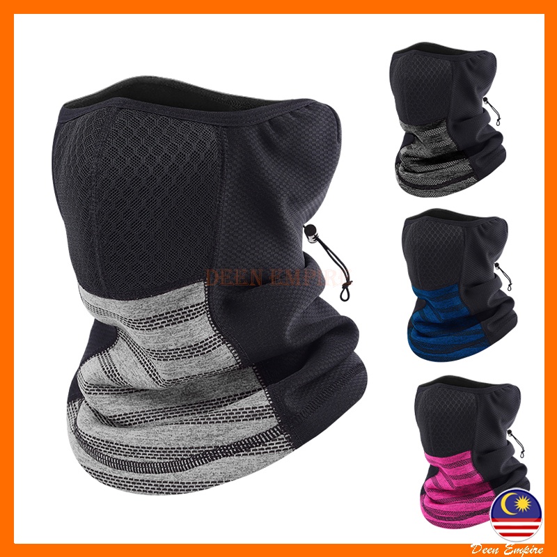 DES Half Balaclava Head Scarf Neck Gaiter Cover Sarung Muka Face ...