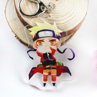 ANIME ACRYLIC KEYCHAINS uzumaki naruto minato uchiha madara sasuke ...