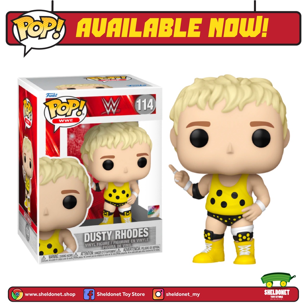 Funko Pop! WWE: Dusty Rhodes | Shopee Malaysia
