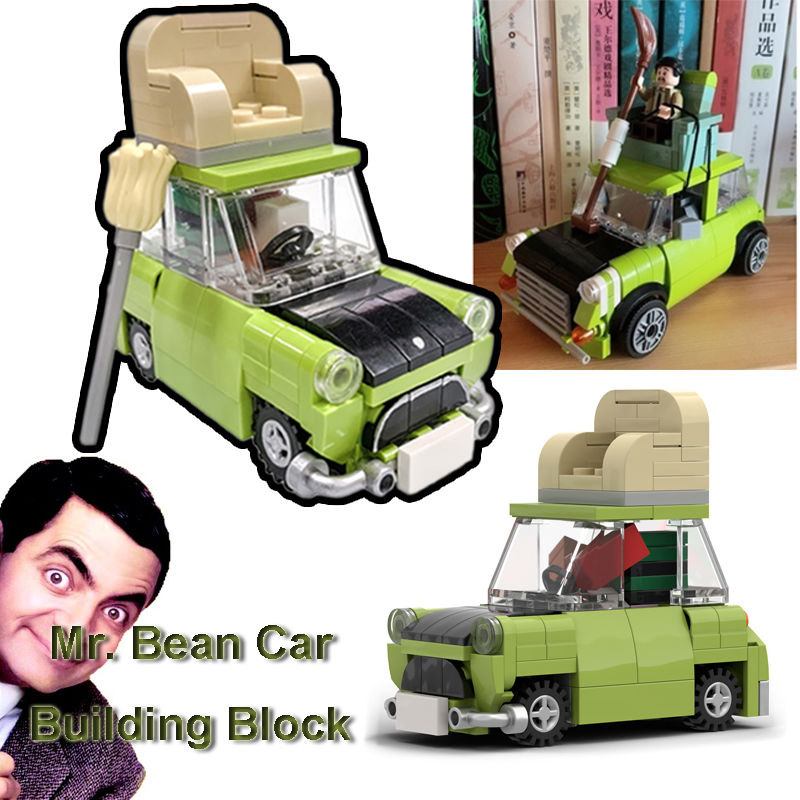 149pcs Moc Mr Bean Customized Mini Car With Sofa Toy Educational ...