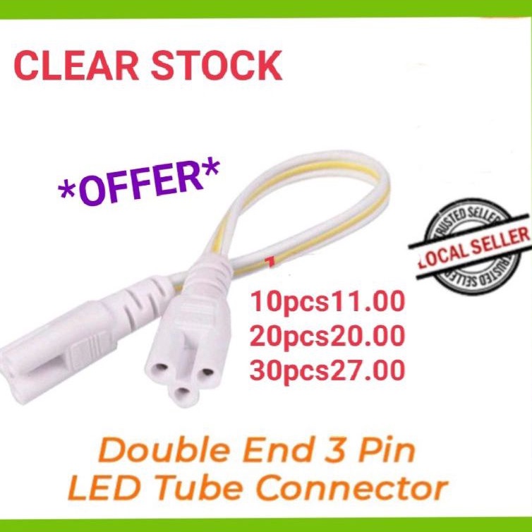 T4 /T5 /T8 LED Tube Wire Connecting plug Cord/ Fluorescent Lamp Plug ...
