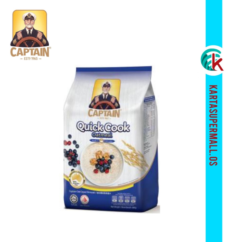 Captain Oats Quick Cook 800g | Shopee Malaysia