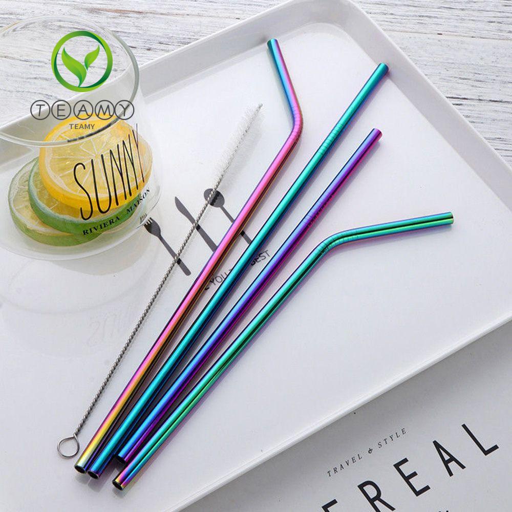 TEAKEN Drinking Straw Tea Bar Washable Straight Bend | Shopee Malaysia