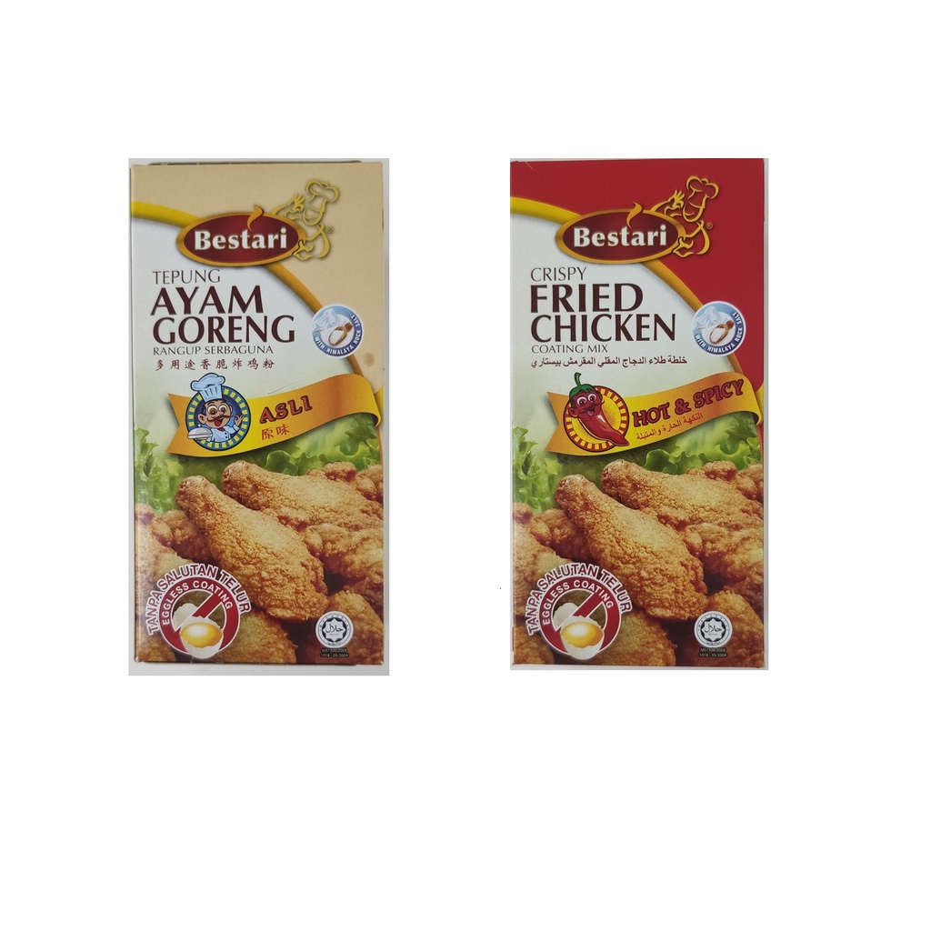 BESTARI FRIED CHICKEN COATING 150G (ORIGINAL / HOT&SPICY) | Shopee Malaysia