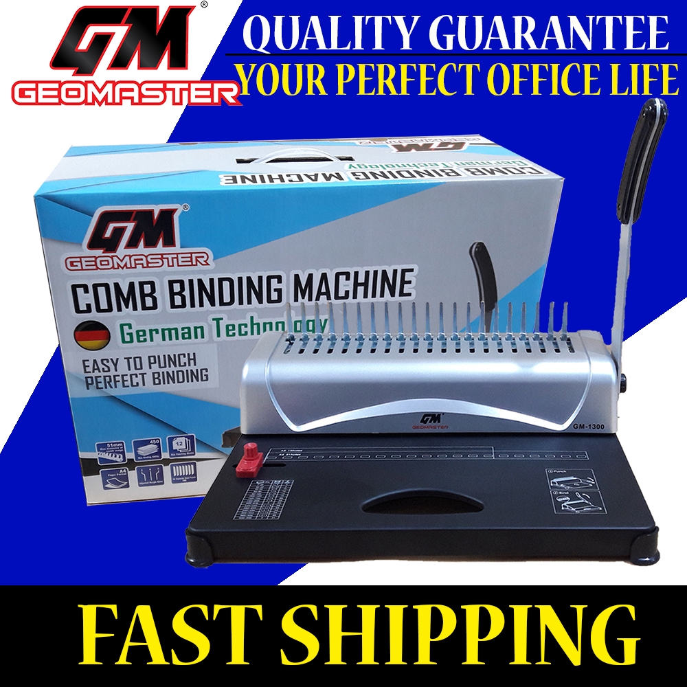 Geomaster Binding Machine (German) , Comb Binding Machine - Strong ...