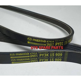 MAZDA CX5 2.5 ORIGINAL FAN BELT SET (6PK971 + 3PK 817) PY3K-15-909 ...