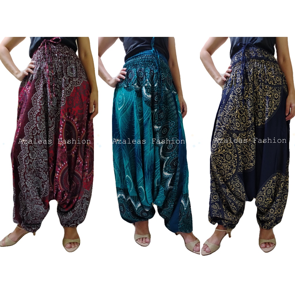 Seluar Aladdin Bercorak Batik (Free Size) | Shopee Malaysia