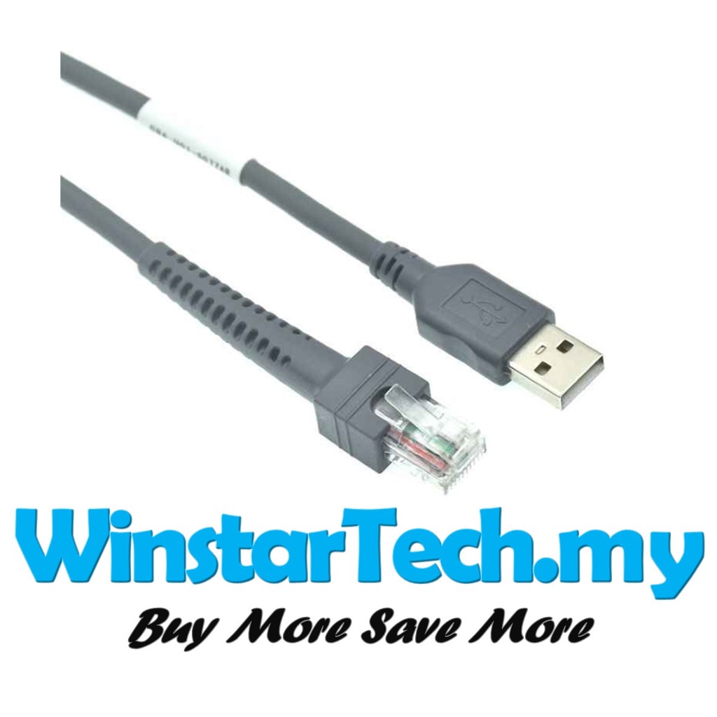 2M 3M 5M High Speed USB 2.0 A to RJ45 Cable for Symbol Barcode Scanner ...