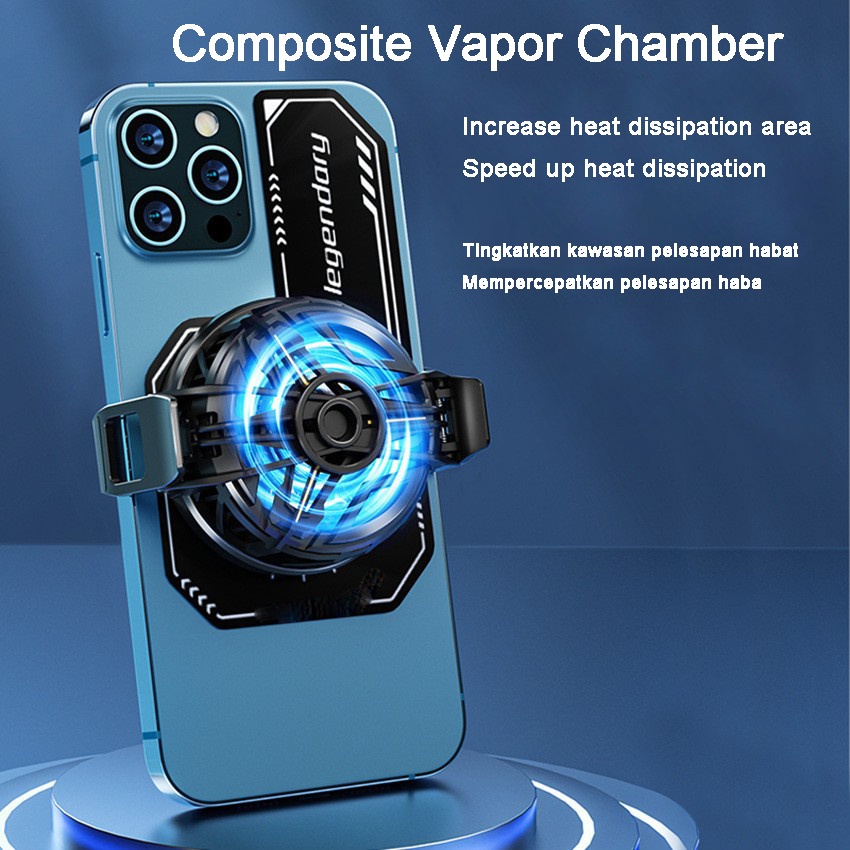 Original W Phone Gaming Cooler Aluminium Heat Plate Magnetic Design ...