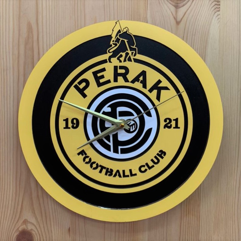 Jam Dinding Kelab Bola Sepak Perak Wall Clock 30cm | Shopee Malaysia