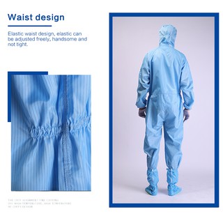 Overall Jumpsuit Coverall ESD PPE Suit Washable Reusable Anti Static ...