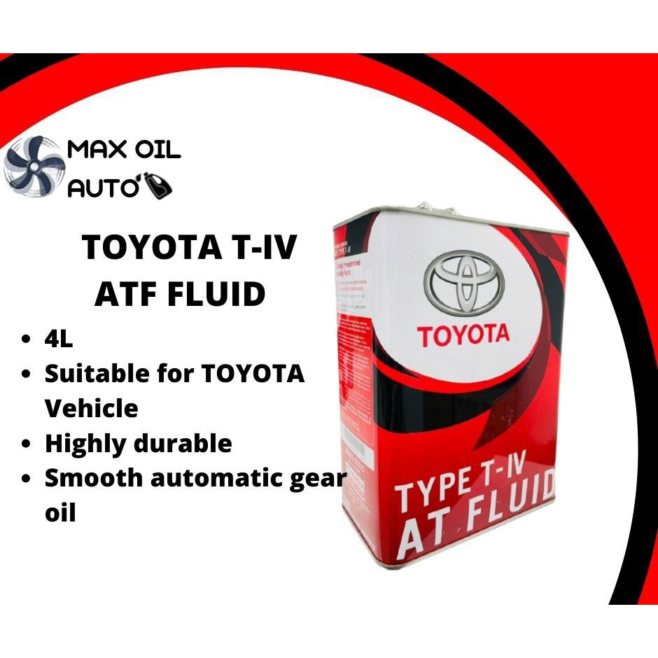 TOYOTA ATF T-IV 4L AUTO TRANSMISSION GEAR OIL MINYAK GEARBOX AUTO UNTUK ...