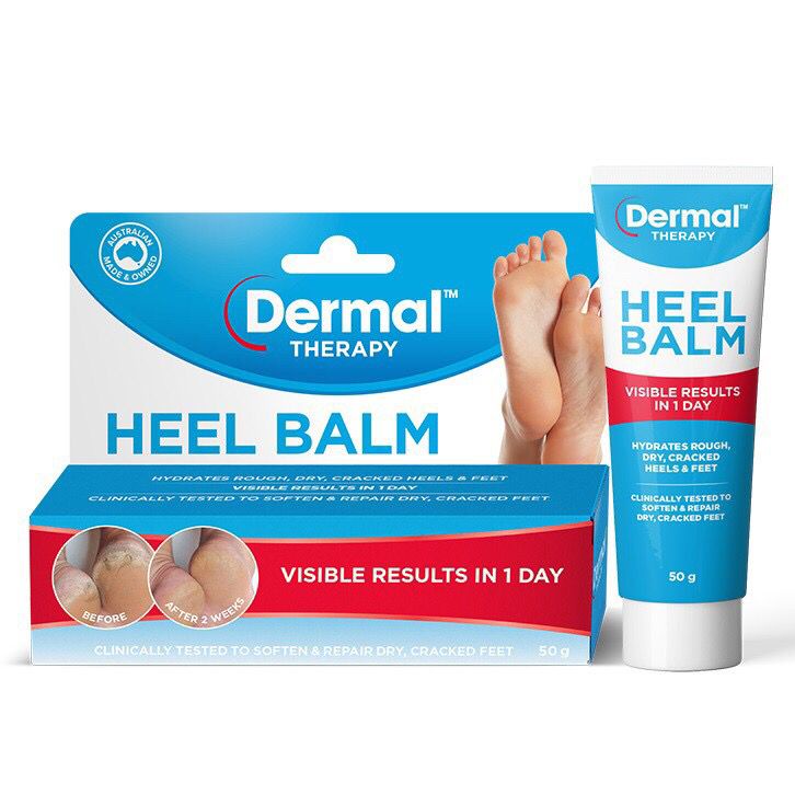 [TY PHARMACY] Dermal Therapy Heel Balm 50g (Hydrates rough, dry ...