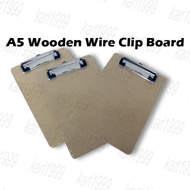 A5 Wooden Wire Clipboard (1 pc) | Shopee Malaysia