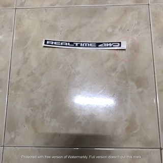 CFS222 Honda Crv Cr-v Rd1 Rd2 Real Time AWD Stiker Sticker Vinyl Decal ...