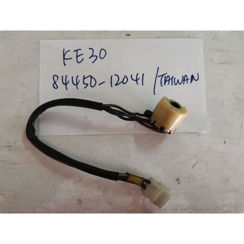 TOYOTA KE30 1974/08 SWITCH IGNITION 4 PIN / KEY SWITCH WIRE 84450-12041 ...