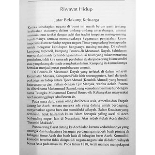 (UKM) Teungku Muhammad Dawud Beureu-eh - Hasanuddin Yusuf Adan | Shopee ...