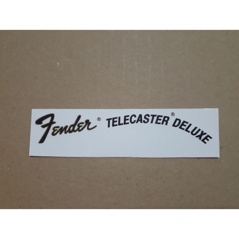 Fender Telecaster deluxe headstock logo waterslide decal | Shopee Malaysia