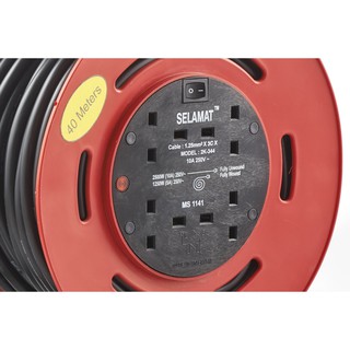 Selamat Industial Type Extension Cable Reel (15m/24m/40m) Kilang/Direct ...