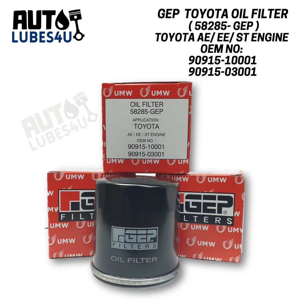 GEP Toyota 58285 OEM 90915-10001 90915-0300 100% Original UMW For ...