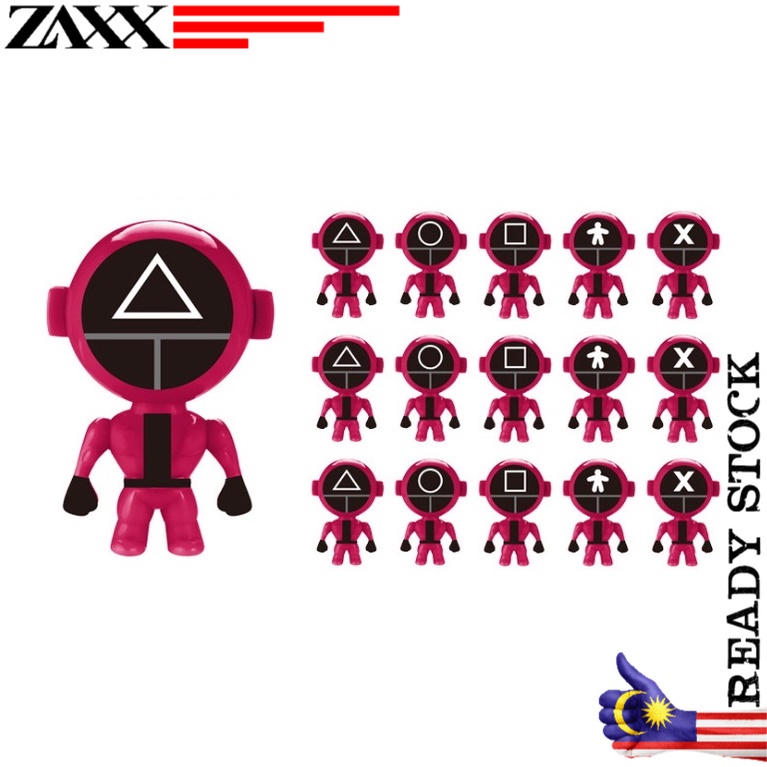 Mini Tumbler Toy Guard in Red Soldier Roly-Poly Tilting Doll Wobbly Man ...