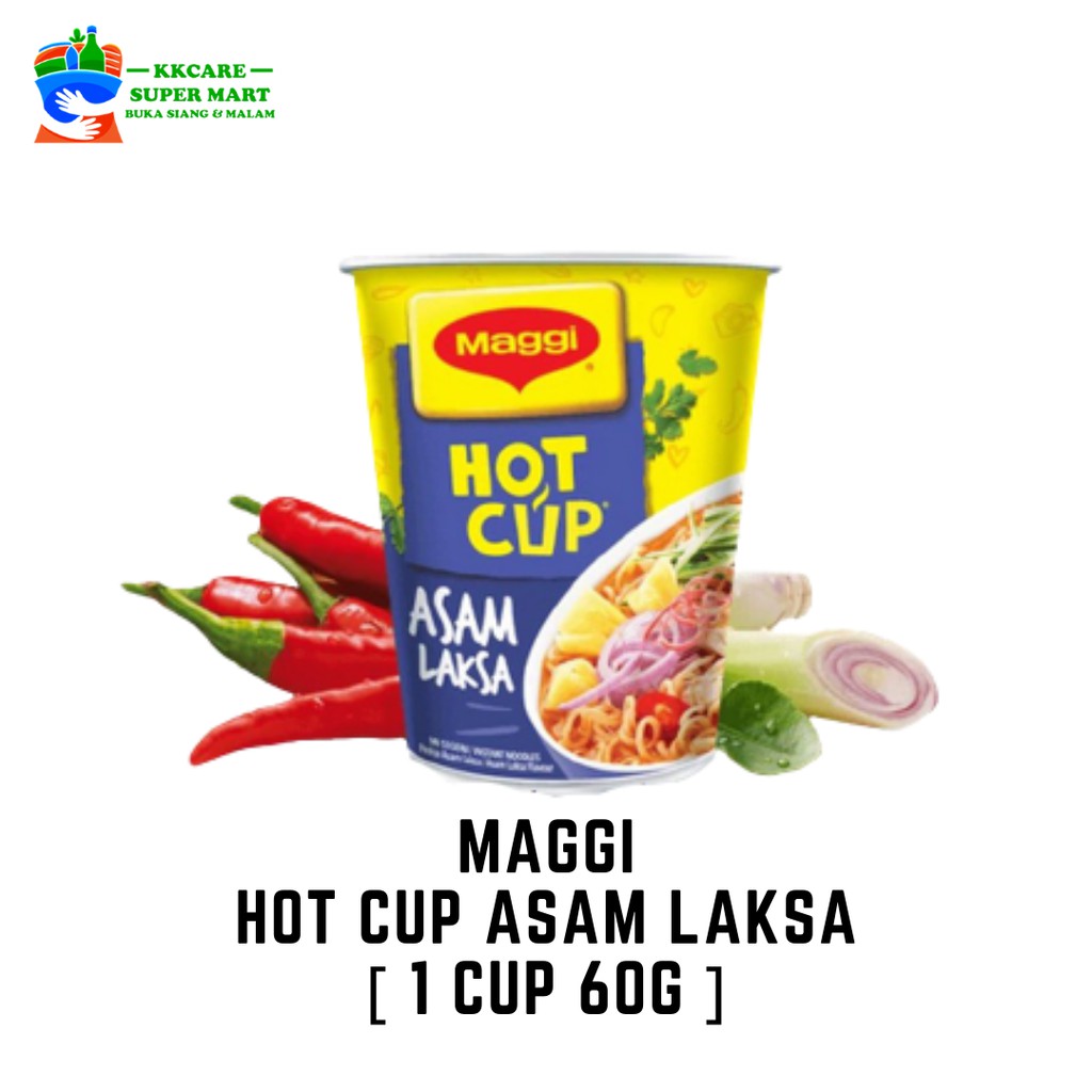 Maggi - Hot Cup Asam Laksa [ 1 Cup 60g ] | Shopee Malaysia