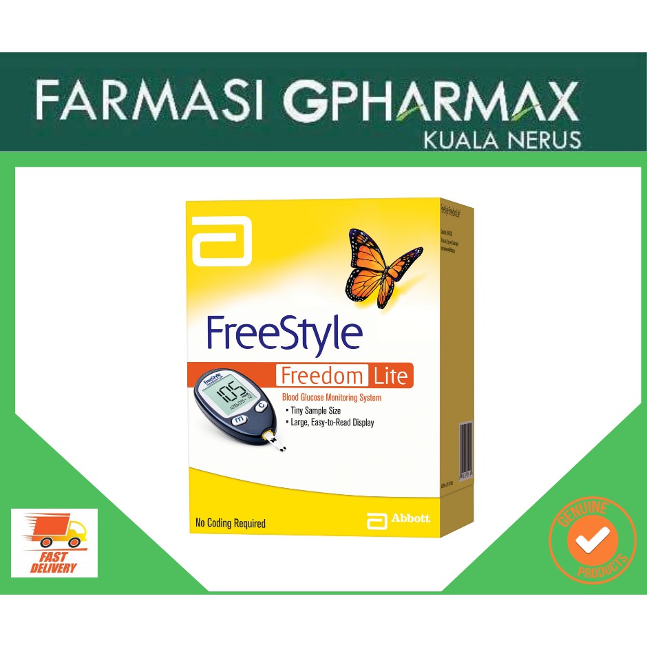 ABBOTT FreeStyle Freedom Lite Blood Glucose Meter | Shopee Malaysia