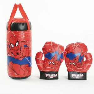 Spiderman Punching Bag Boxing Play Set for Kids with Gloves | Shopee ...