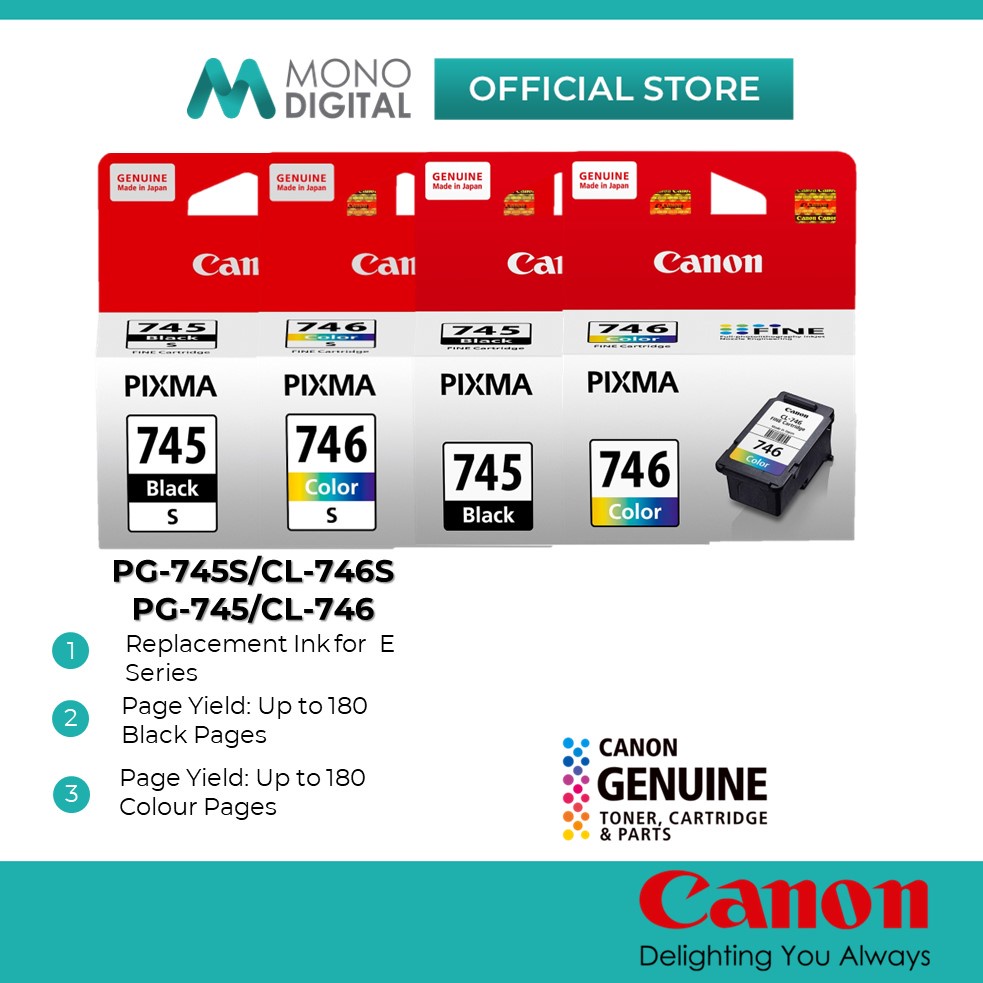 Canon Ink PG-745S / PG745 / CL-746S / CL-746 Black / Colour Ink ...