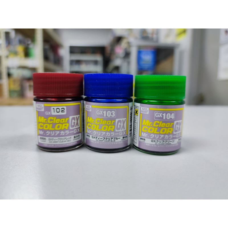 [Mr Hobby] Mr Color lacquer paint (18ml) GX102 GX Deep Clear Red/GX103 ...