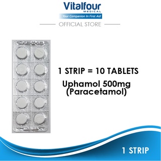 Uphamol/Paracil 500mg ( Paracetamol ) 10'Tablets/Strip | Shopee Malaysia