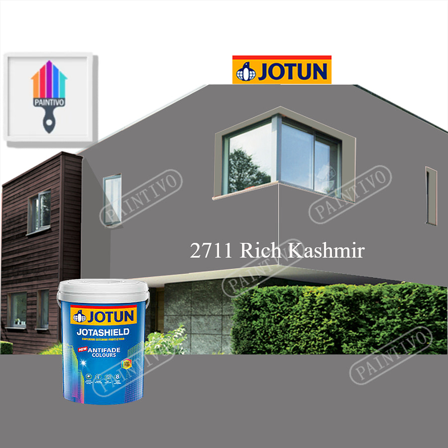 2711 Rich Kashmir 5L Jotun Jotashield Antifade Grey Colour Outdoor Wall ...